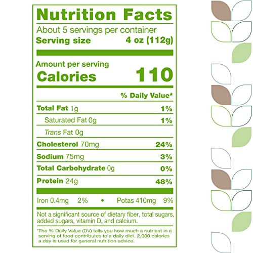 Just Bare® Natural Fresh Chicken Breast Fillets | No Antibiotics Ever | Boneless | Skinless | 1.125 LB