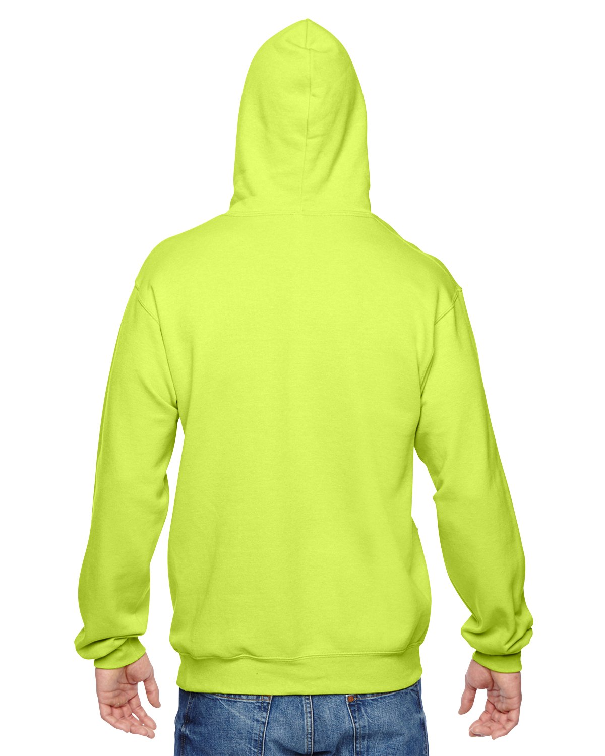 Fruit of the Loom Men's Waistband Sweatshirt, Citrus Green, Large