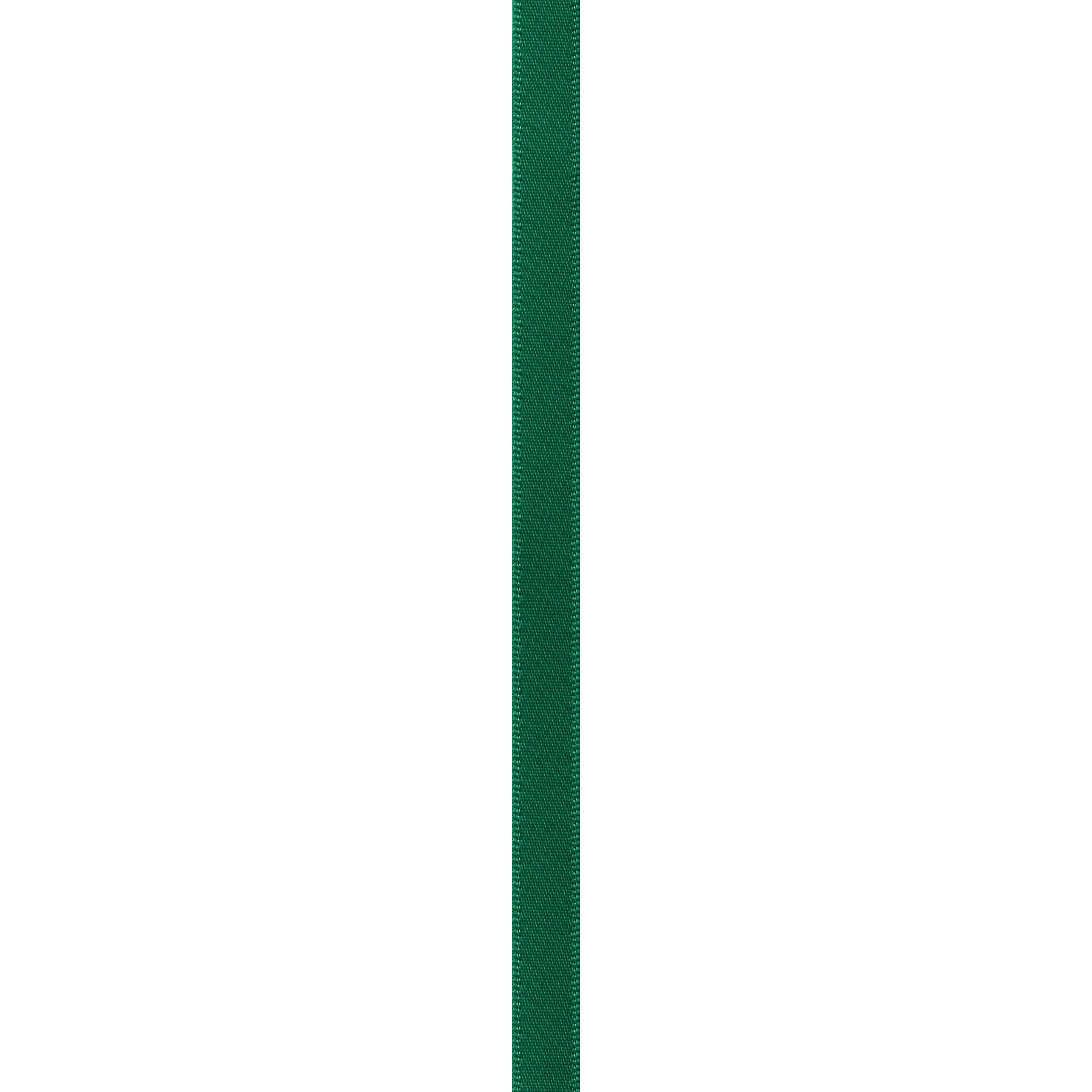 Berwick Offray 069233 3/8" Wide Single Face Satin Ribbon, Forest Green, 6 Yds