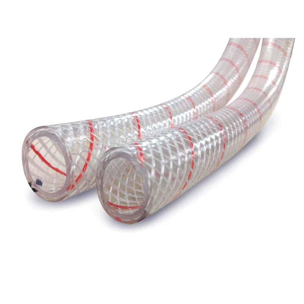 Sierra 116-162-0126 Shields Clear Reinforced PVC Tubing - 1/2" X 50'