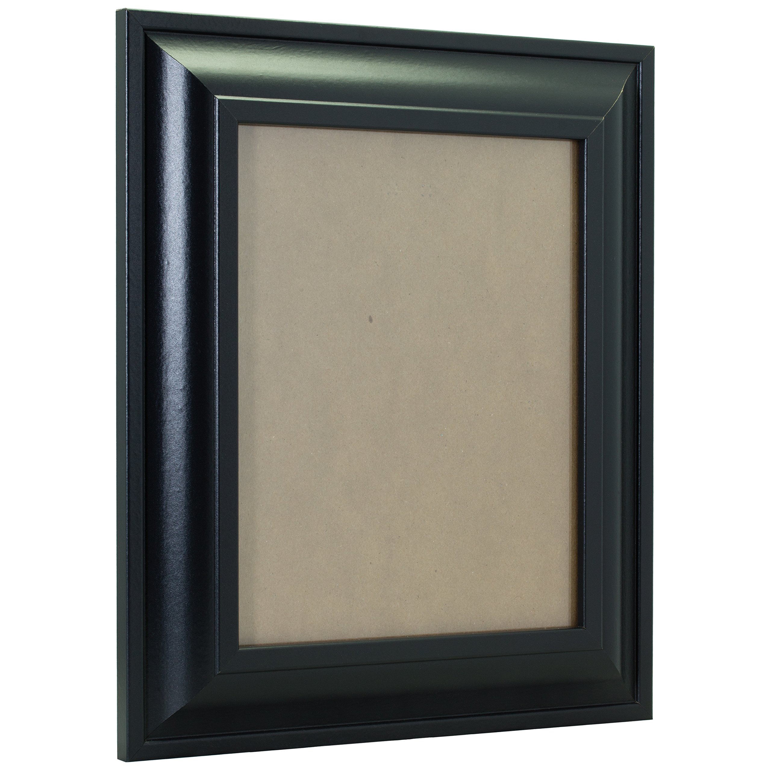Craig Frames 21834700BK 16 by 20-Inch Picture Frame, Smooth Wrap Finish, 2-Inch Wide, Black