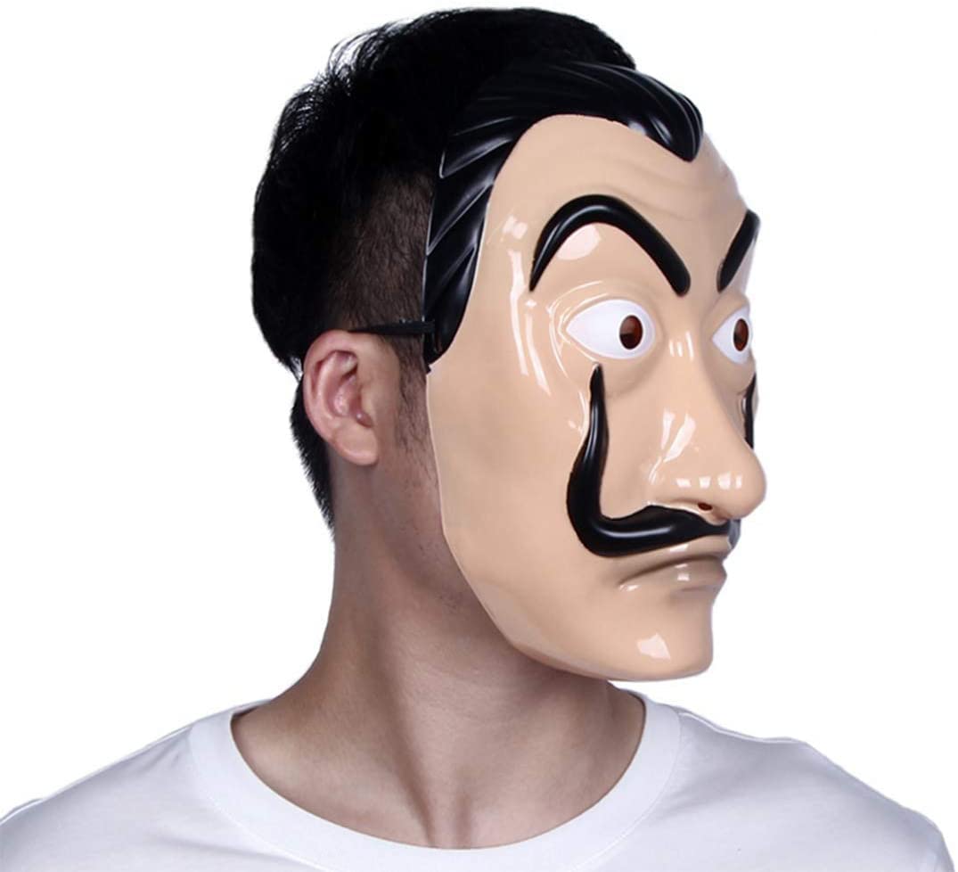Gmasking PVC Salvador Mustache Dali Halloween Party Costume Exclusive Mask