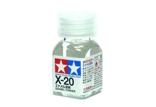 Tamiya Model Color Enamel Paint X-20 Enamel Thinner Net 10ml 80020 with RCECHO Full Version Apps Edition