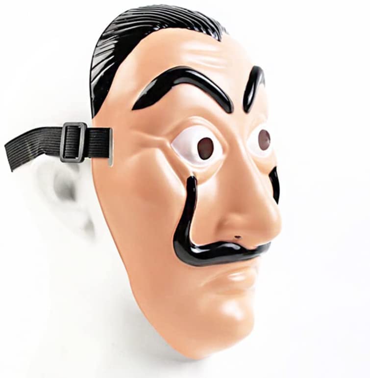 Gmasking PVC Salvador Mustache Dali Halloween Party Costume Exclusive Mask