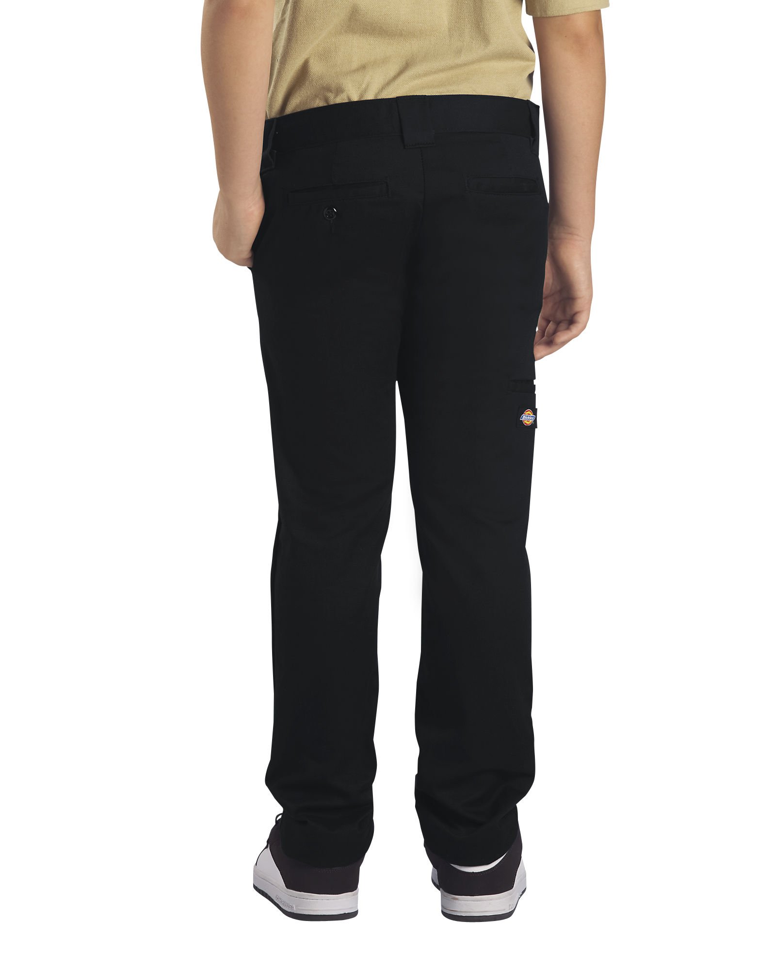 Dickies Big Boys' Skinny Straight Pant, Charcoal, 16