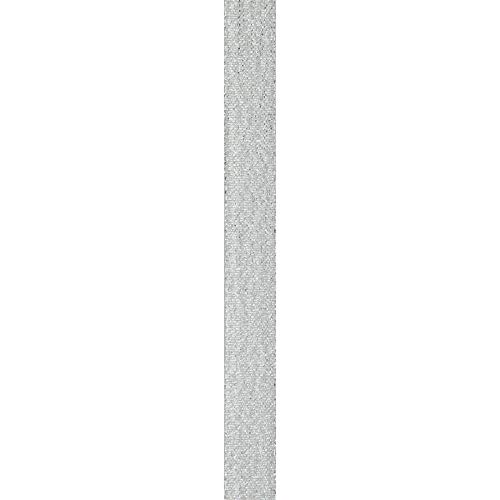 Offray Galena Craft Ribbon, 5/8-Inch x 12-Feet, Silver