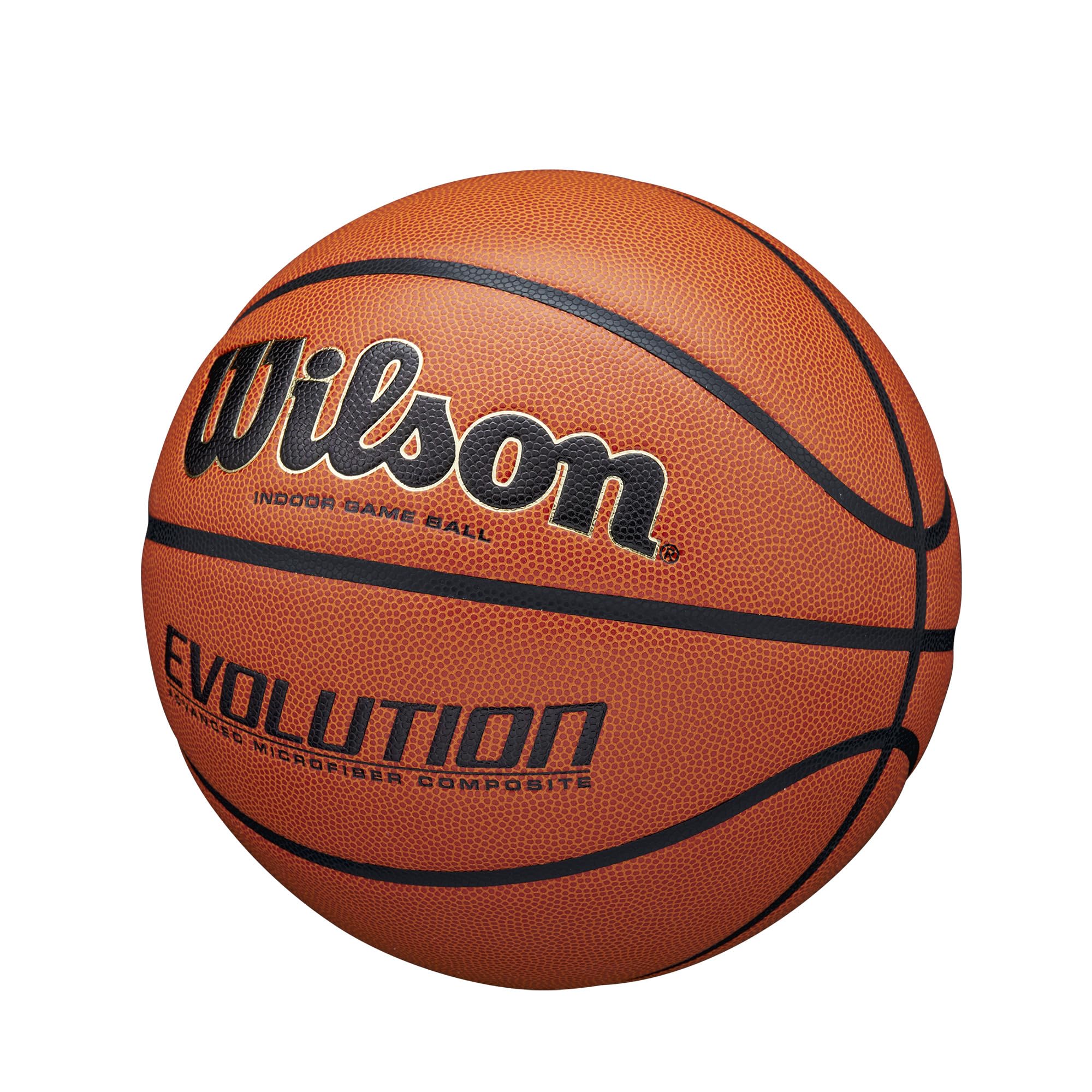 WILSON Evolution Game Basketball - Game Ball, Size 5 - 27.5"