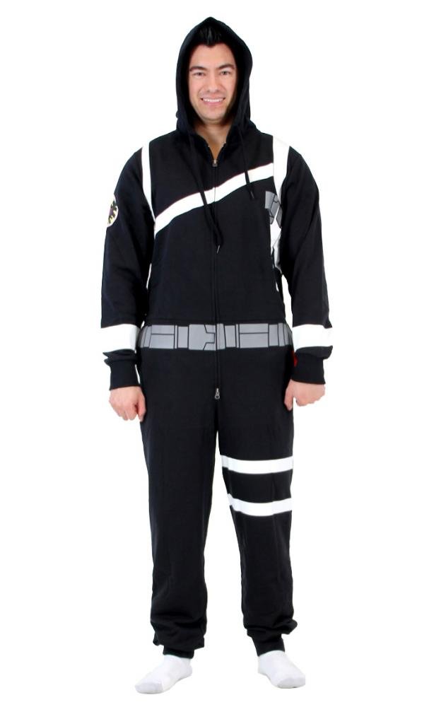 Marvel Agents of S.H.I.E.L.D. Men's Shield Jump Jumpsuit, Black, X-Large