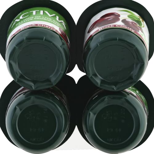 ACTIVIA Probiotic Lowfat Yogurt, Non-GMO Project Verified, Black Cherry, 16 Oz, Pack of 4