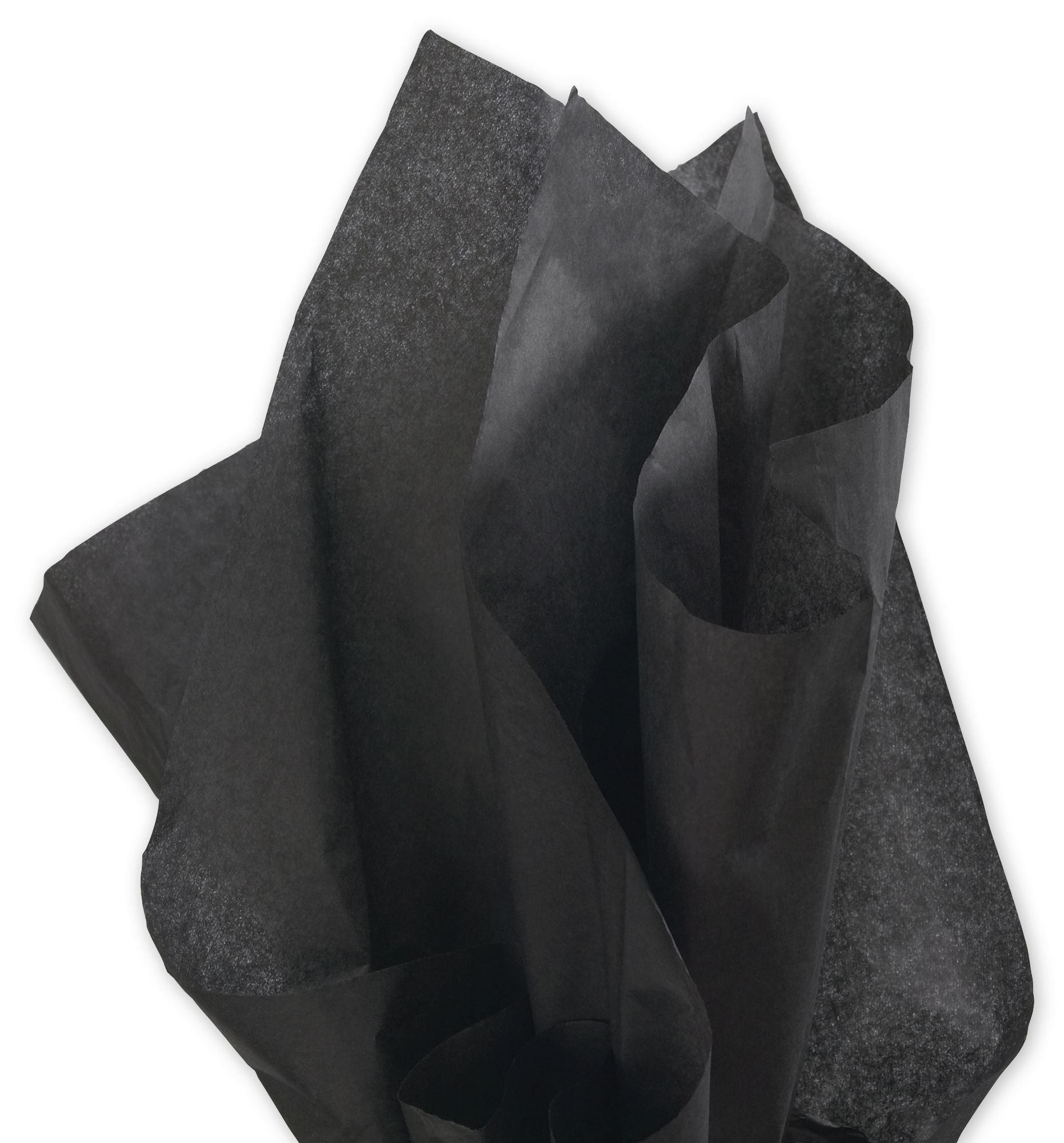 Black Tissue Paper (100 Sheets) for Gift Wrapping, Packaging, Floral, Birthday, Christmas, Halloween, DIY Crafts and More 15" X 20"