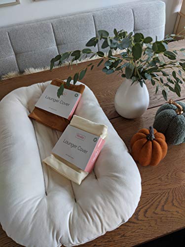 NoomiNest Baby Lounger Cover | 100% GOTS Organic Cotton (Clay)