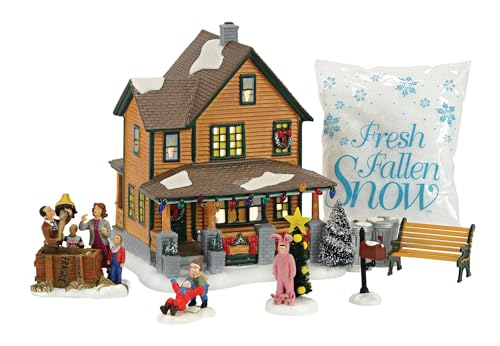 Department 56 Christmas Story Village Ralphies House Lit Building, 7.24 Inch, Multicolor