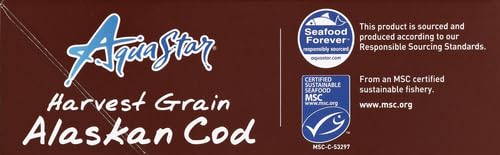 Aqua Star, Harvest Grain Alaskan Cod, 12 oz (Frozen)