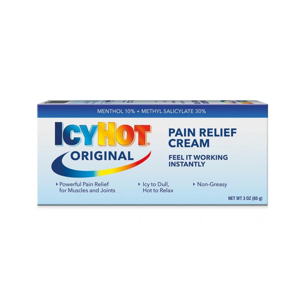 ICY HOT Pain Relieving Cream Extra Strength 3 oz ( Packs of 3)