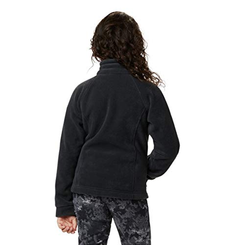 Columbia Baby Girls Benton Springs Fleece Jacket, Black, Medium