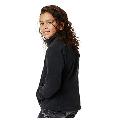 Columbia Baby Girls Benton Springs Fleece Jacket, Black, Medium