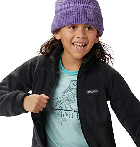 Columbia Baby Girls Benton Springs Fleece Jacket, Black, Medium