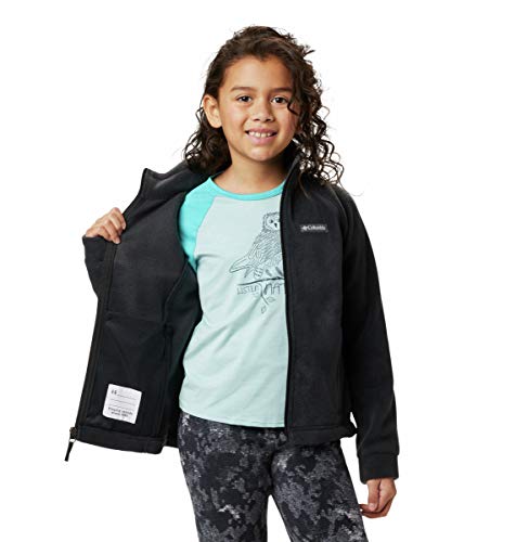 Columbia Baby Girls Benton Springs Fleece Jacket, Black, Medium