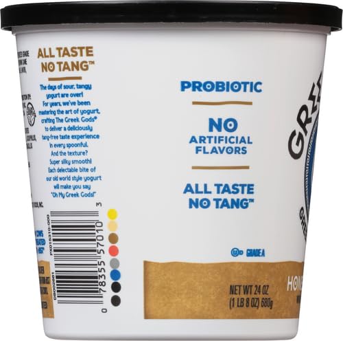 The Greek Gods Greek Yogurt, Honey Vanilla, 24 oz