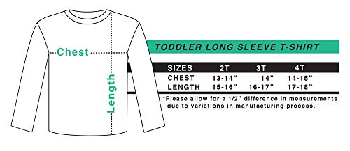 inktastic Artist Palette and Brush Toddler Long Sleeve T-Shirt 2T Charcoal Fcdc