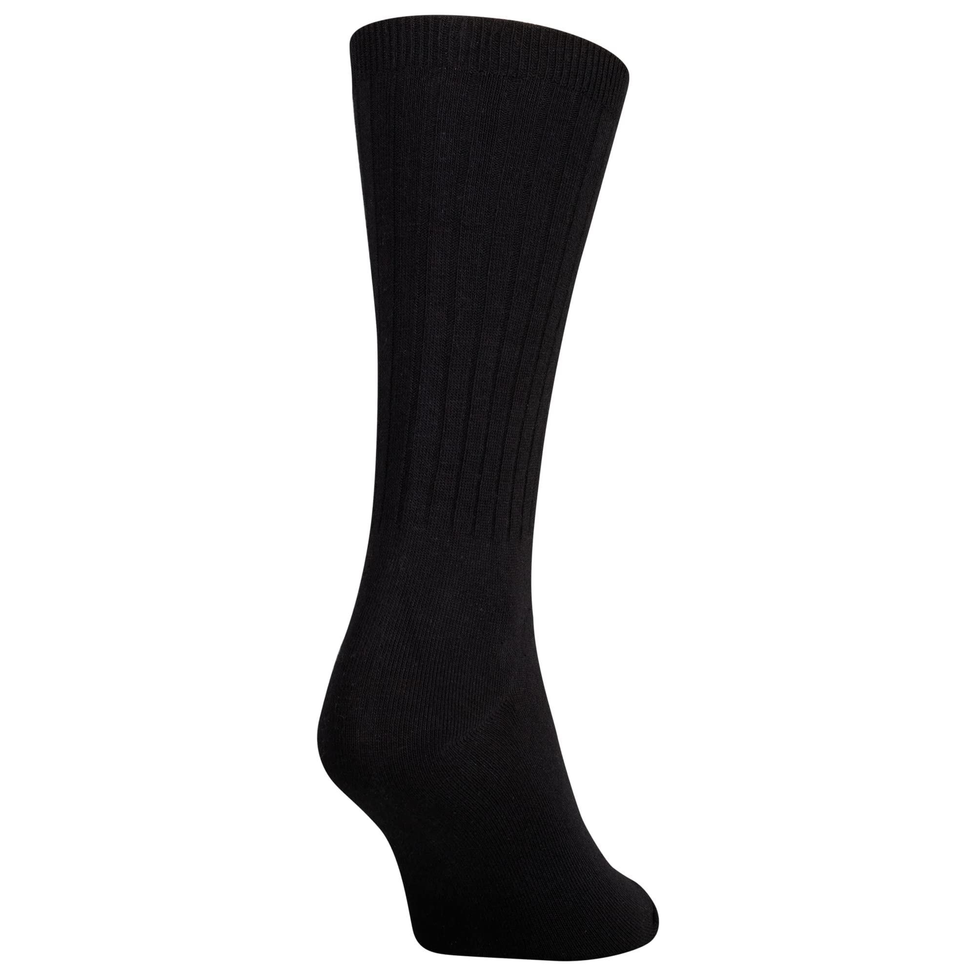 GOLDTOE womens Ribbed Crew Socks, 6 Pairs casual socks, Flannel/Chambray Assorted, Medium US