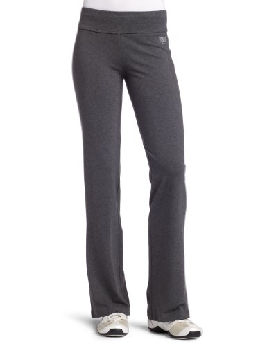 Everlast Women's Bootleg Pant (Charcoal, Large)