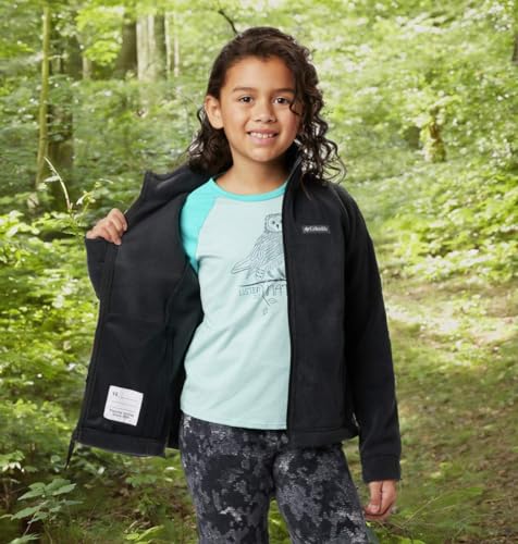 Columbia Baby Girls Benton Springs Fleece Jacket, Black, Medium
