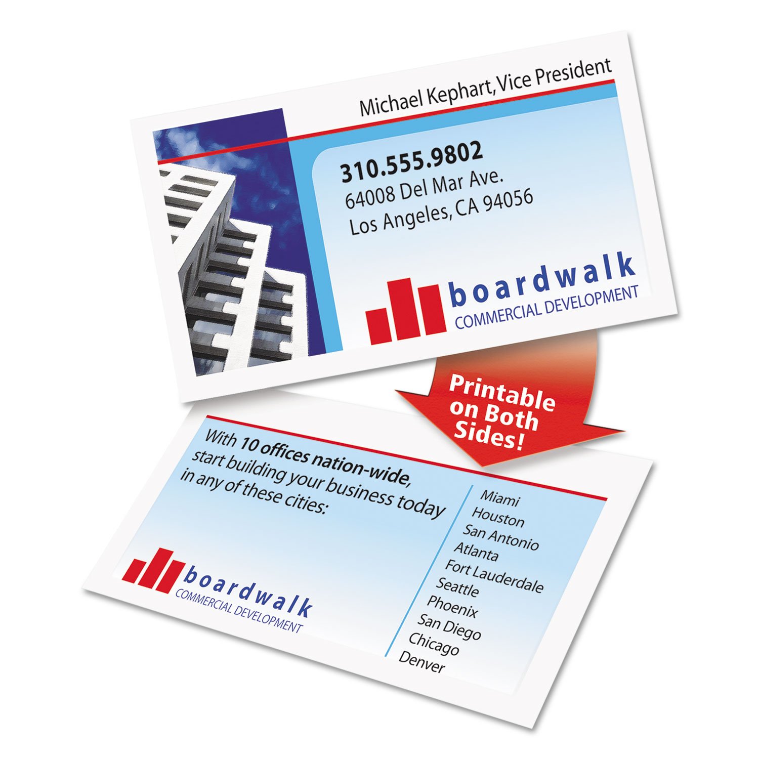 Avery 5877 Business Cards,F/Laser Printer,400/BX,3-1/2-Inch x2-Inch,White