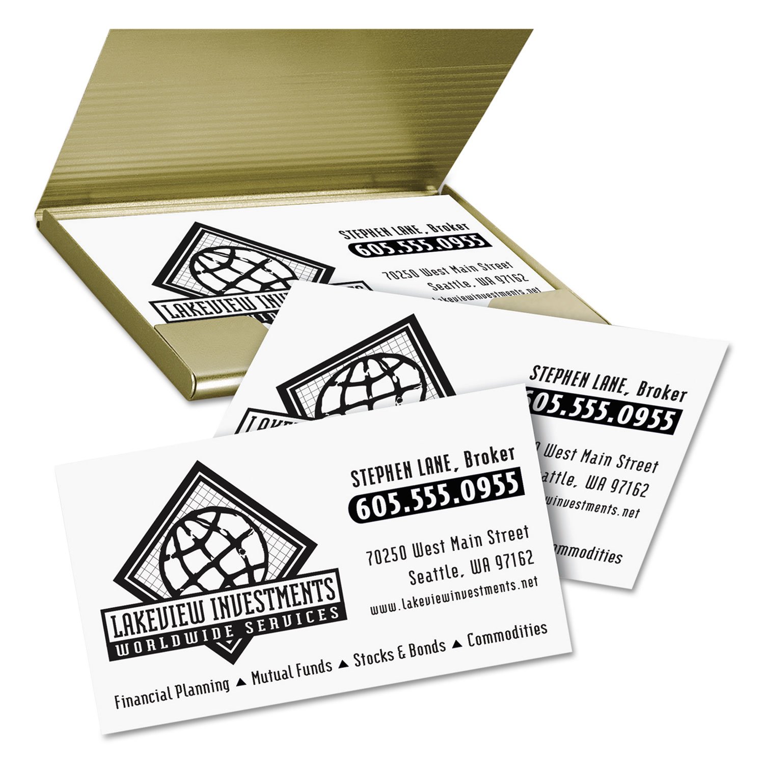 Avery 5877 Business Cards,F/Laser Printer,400/BX,3-1/2-Inch x2-Inch,White