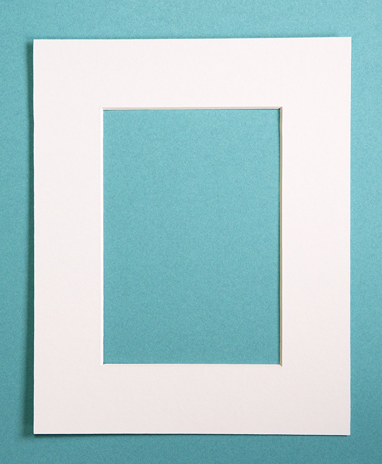 topseller100, Pack of 100 WHITE 8x10 Picture Mats Matting with White Core Bevel Cut for 5x7 Pictures