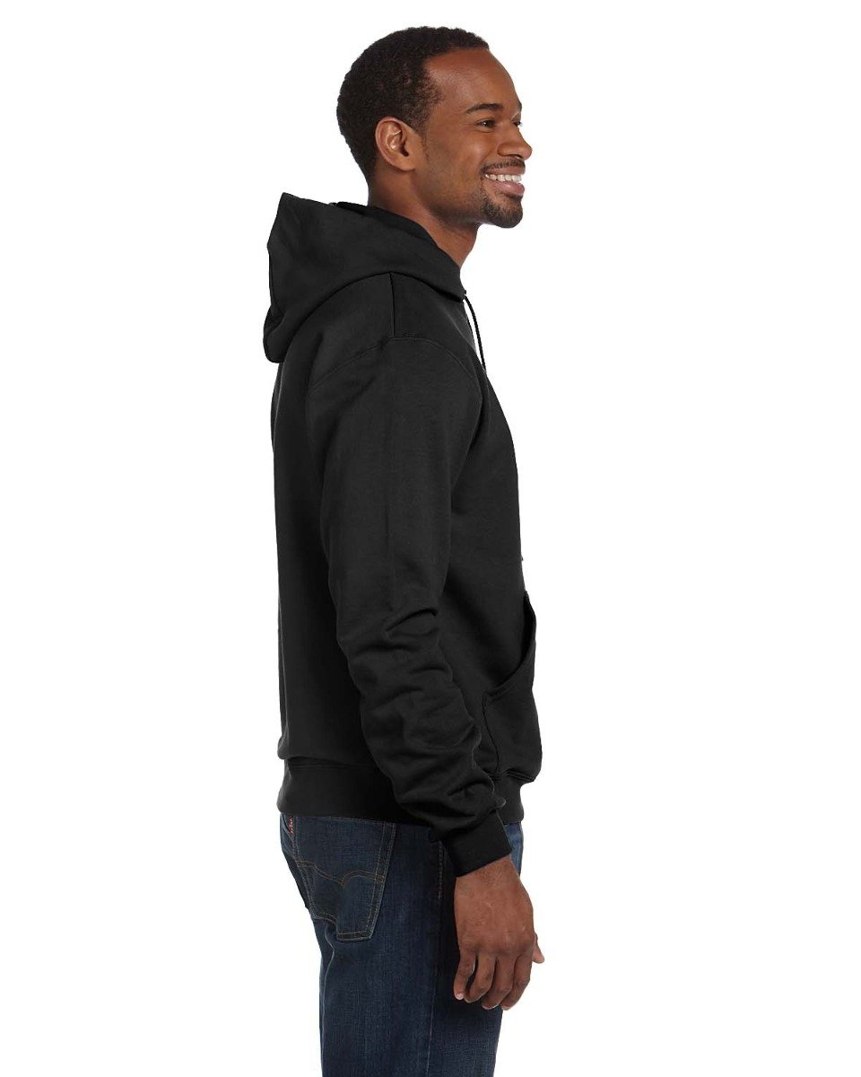 Champion Adult Pullover Hooded Sweatshirt, Black, Medium