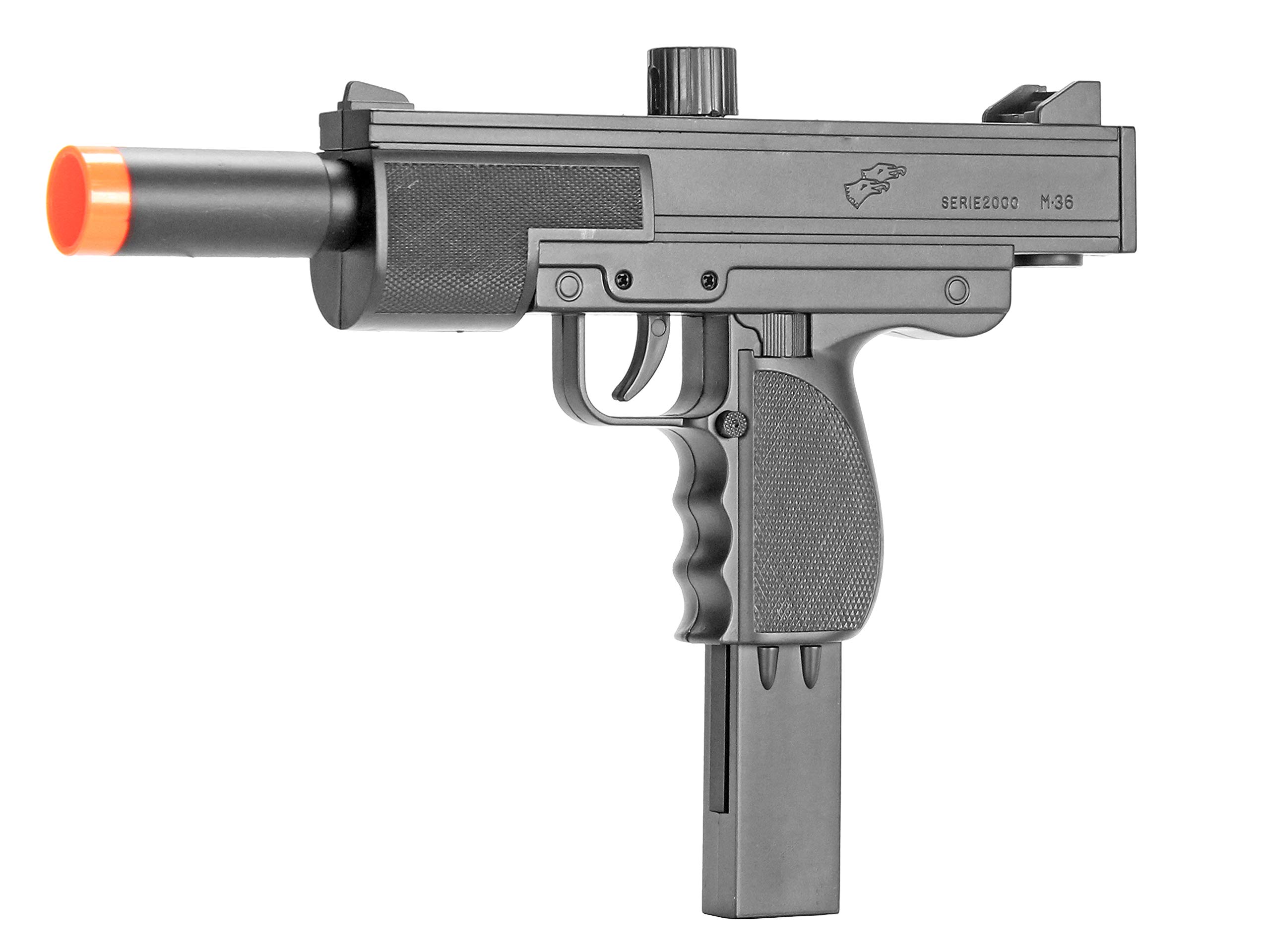 BBTac Airsoft SMG Spring Gun Loaded 250 Fps and 18 Rd Clip Airsoft Submachine Gun