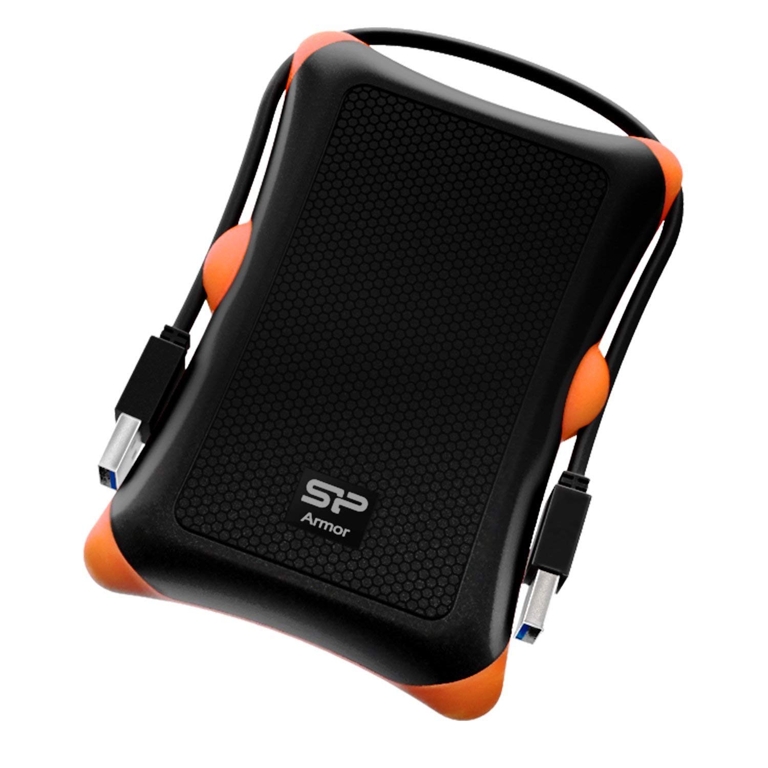 Silicon Power 1TB Rugged Armor A30 Military Grade Shockproof USB 3.0 2.5 Inch Portable External Hard Drive for PC, Mac, Xbox One, Xbox 360, PS4, PS4 Pro and PS4 Slim, Black
