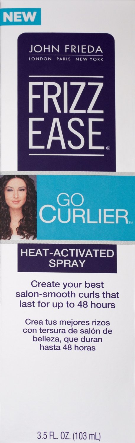 John Frieda Frizz-Ease Go Curlier Heat-Activated Spray 3.50 oz (Pack of 2)