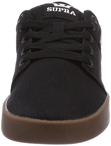 Supra Mens Skateboarding Shoes Size 9.5 M S45125 Stacks Ii Tawny Canvas Black