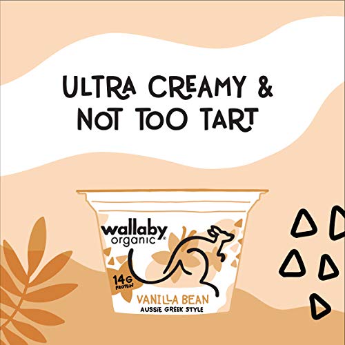 Wallaby Organic Aussie Greek Nonfat Yogurt, Plain, 32 oz. USDA Organic