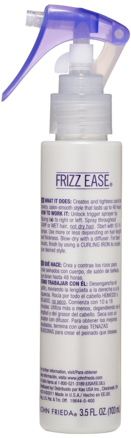 John Frieda Frizz-Ease Go Curlier Heat-Activated Spray 3.50 oz (Pack of 2)