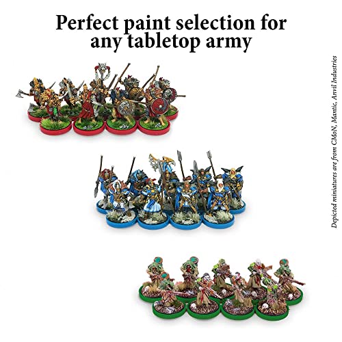 The Army Painter - Wargamers Complete Upgrade Miniature Paint Sets - Acrylic Model Paints for Plastic Models, 74 Warpaints - 57 Acrylic, 3 Metallic, 7 Effects Warpaints for Models,7 Quickshade Washes