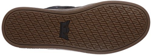 Supra Mens Skateboarding Shoes Size 9.5 M S45125 Stacks Ii Tawny Canvas Black
