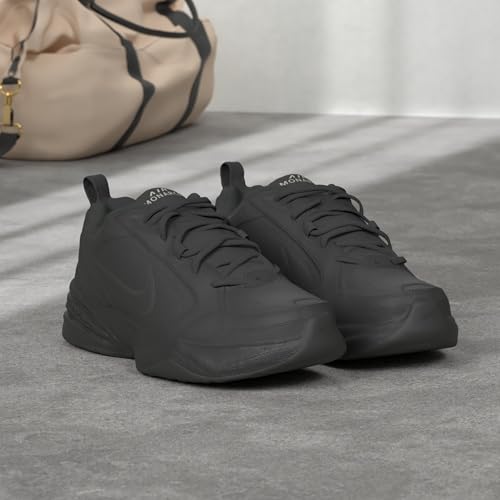 Nike Air Monarch IV (4E) - Black / Black, 9 4E US