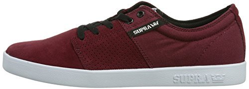Supra Mens Skateboarding Shoes Size 9.5 M S45125 Stacks Ii Tawny Canvas Black