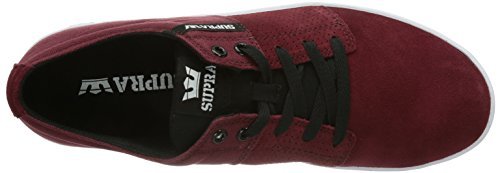 Supra Mens Skateboarding Shoes Size 9.5 M S45125 Stacks Ii Tawny Canvas Black
