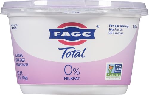 FAGE Total Greek Yogurt, 0% Nonfat, Plain, 16 oz
