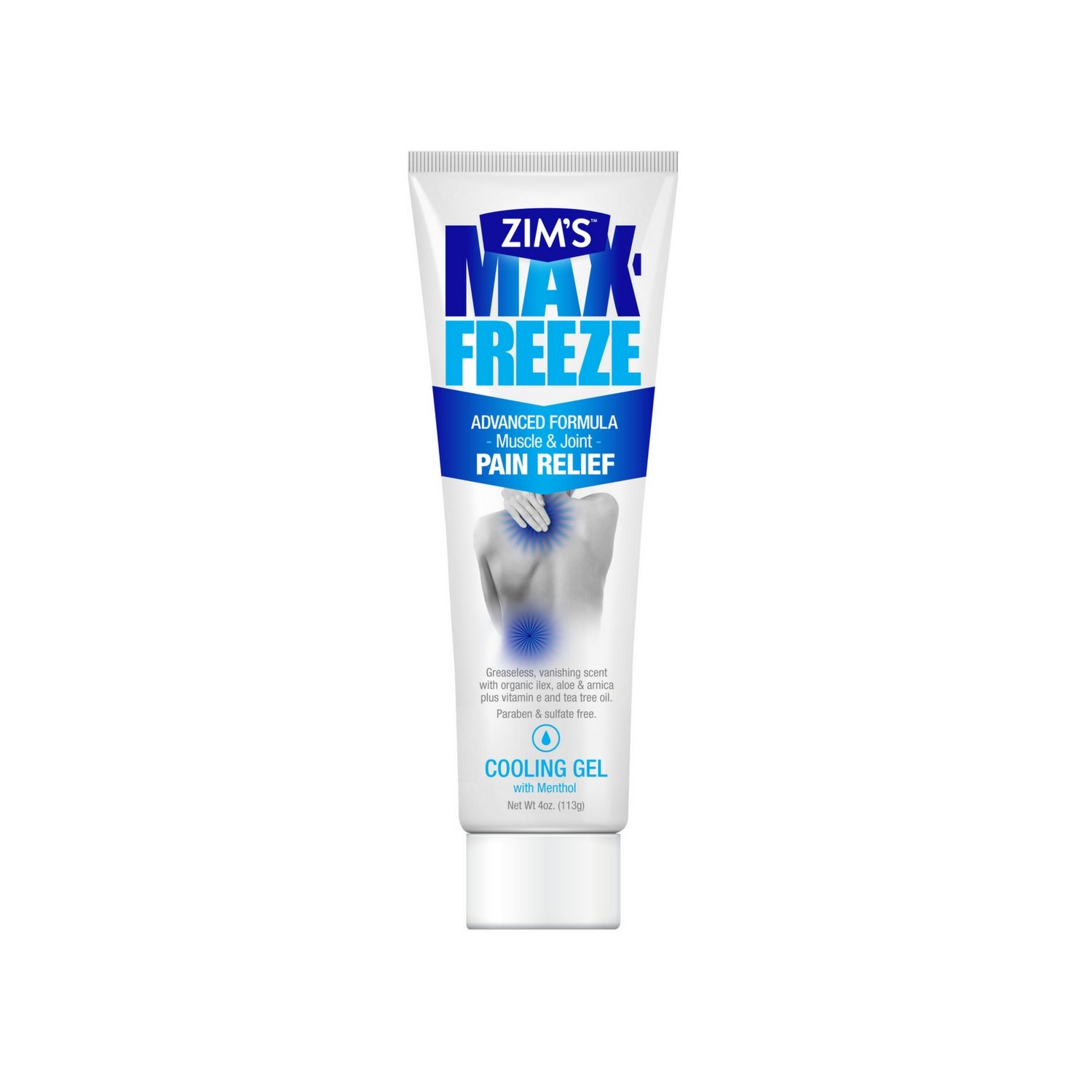 Zim's Max-freeze Gel, 4-Ounce