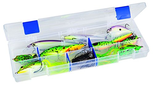 Flambeau 3009 Tuff Tainer See-Through Storage Box, 3 Fixed Compartments, 9 Zerust Dividers