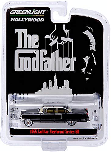 The Godfather Greenlight Hollywood DieCast 1955 Cadillac Fleetwood Series 60 1:64 Scale