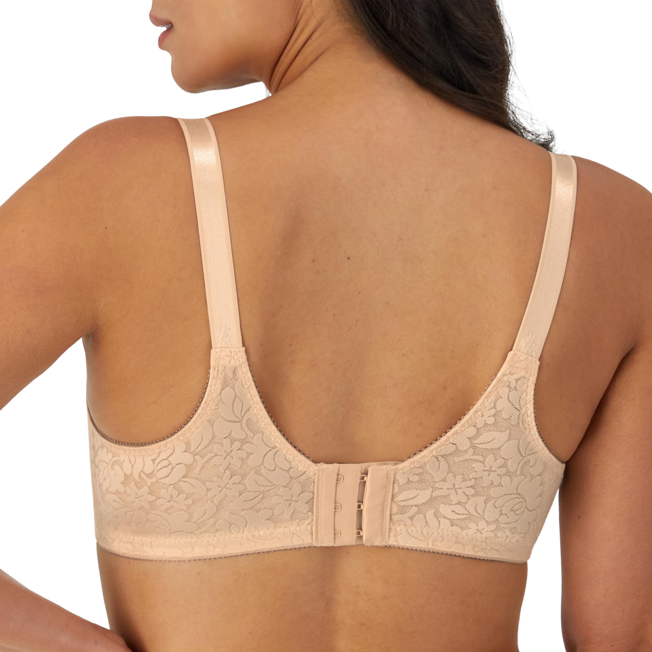 Bali Women's Double Support Spa Closure Wire-Free Bra, Soft Taupe, 36DD