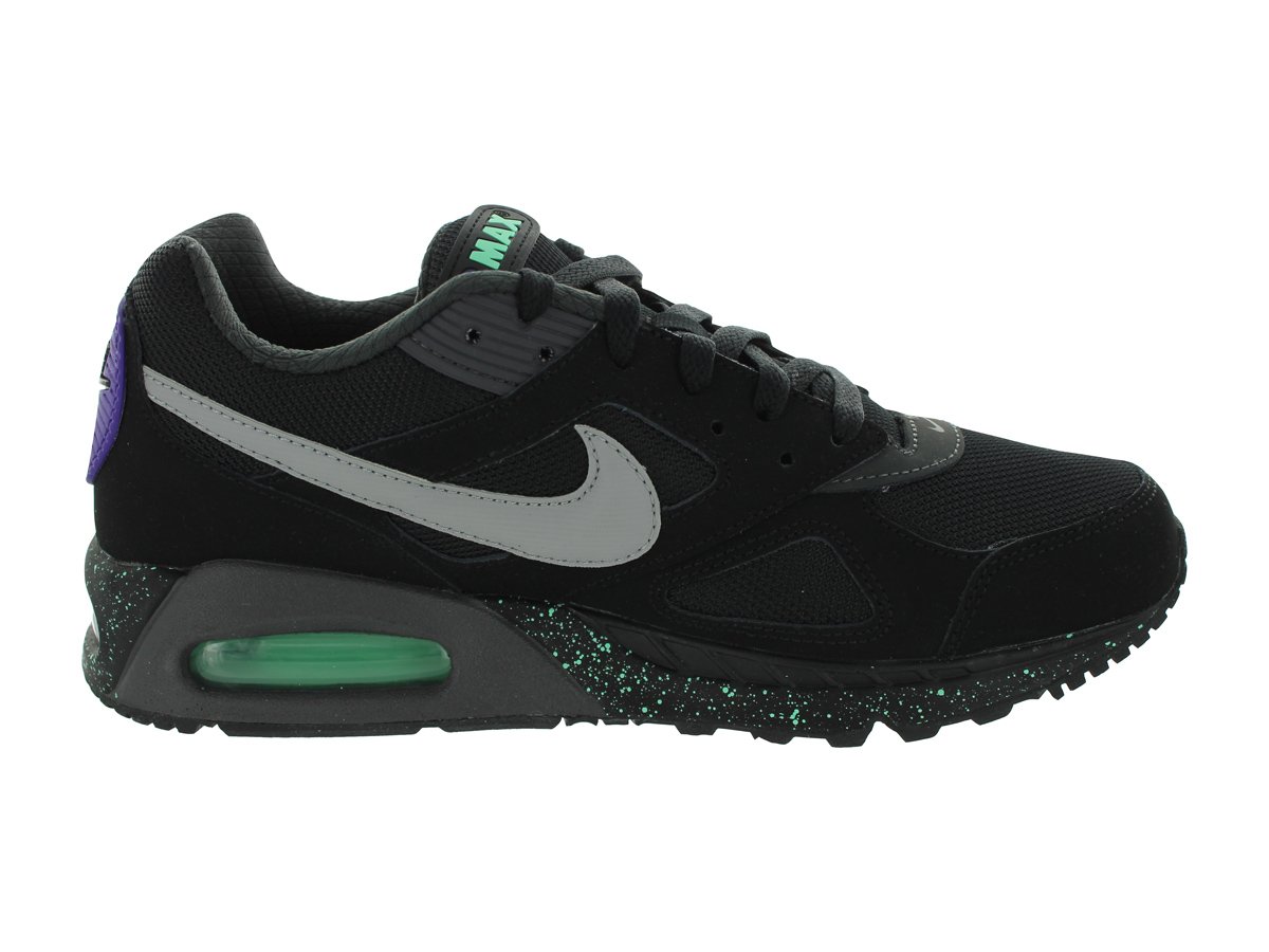 Nike Men's Air Max IVO Black/Mtt Slvr/Grn Glw/Elctr Prp Running Shoes 9 Men US