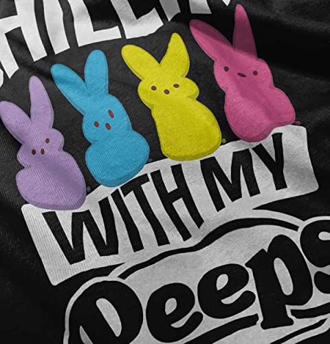 Retro Chillin with My Peeps Candy Toddler Boy Girl T Shirt Black