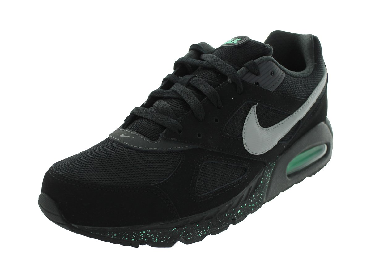 Nike Men's Air Max IVO Black/Mtt Slvr/Grn Glw/Elctr Prp Running Shoes 9 Men US